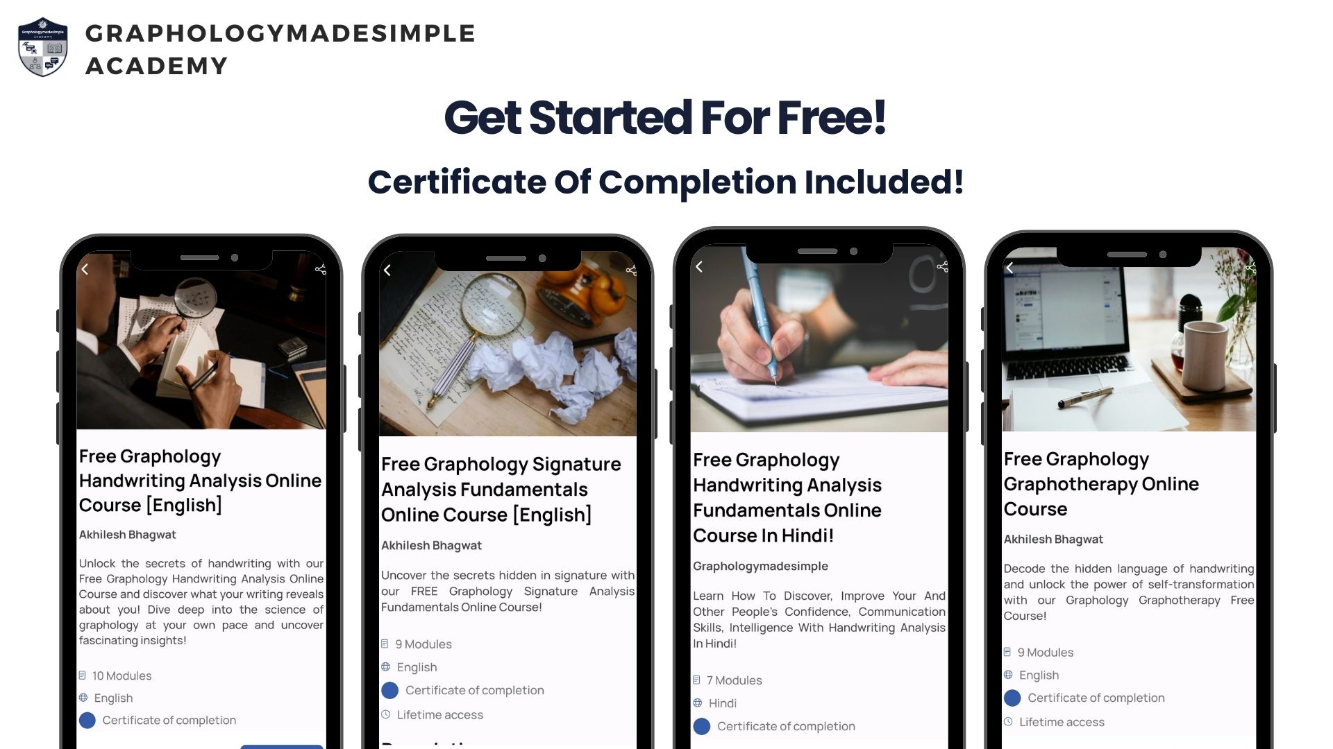 Graphologymadesimple Academy | Handwriting, Signature Analysis App