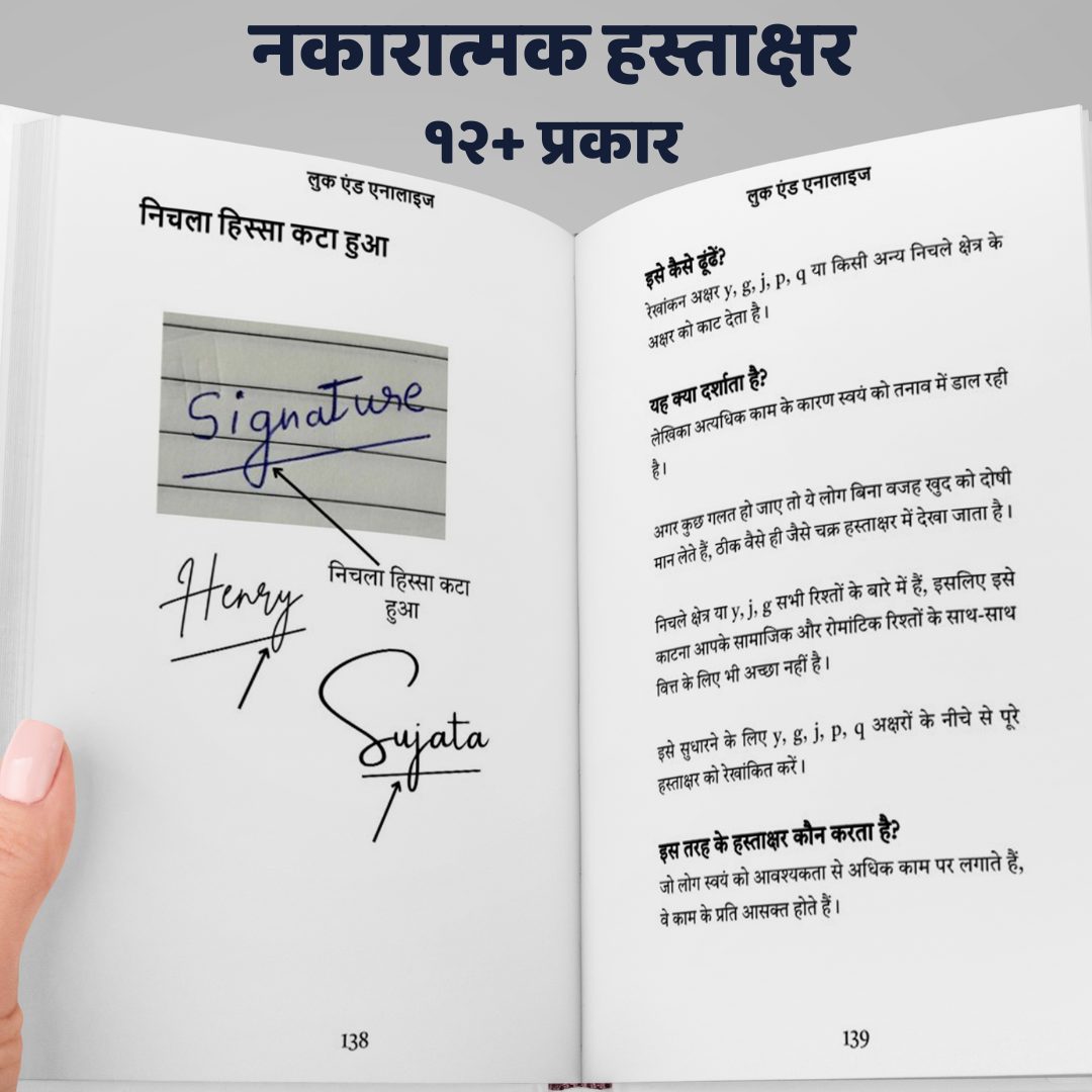 Learn Graphology Signature Analysis In Hindi! | Look And Analyze Book ...